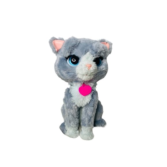Furreal Friends | Toys | Furreal Friends Bootsie Gray White Kitty Plush ...
